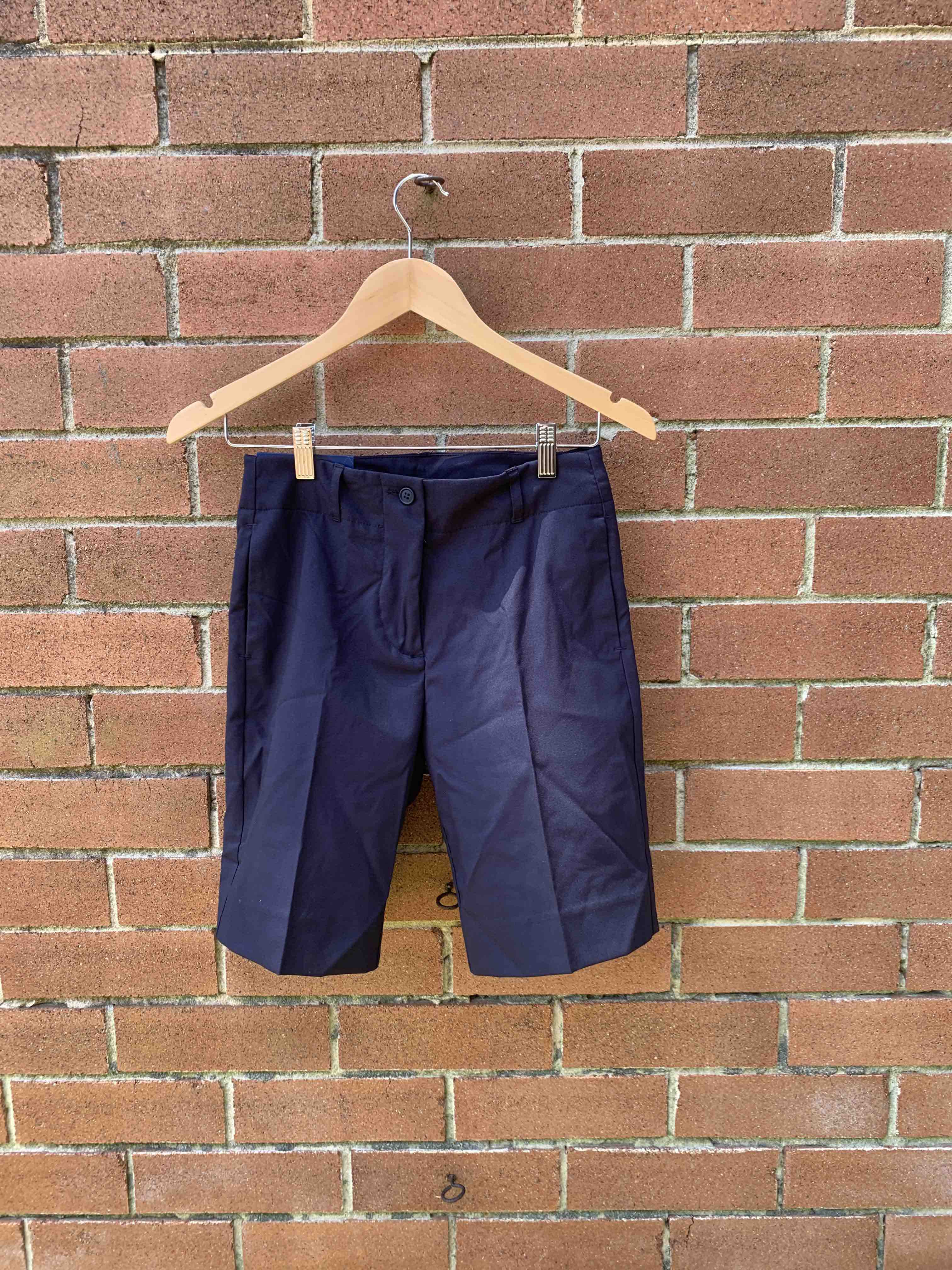 Navy Button Waist Shorts – NPS Uniform